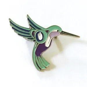 Wm Spears | Jewelry | Vintage Wm Spears Canada Enamel Hummingbird Bird ...